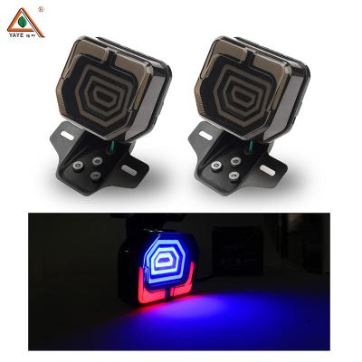 China Waterproof Motorcycle Taillight Steering Brake Flash ABS License Plate Light For ZJ125 WY125 for sale