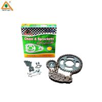 China Factory custom steel YAYE 428H-100L  chain sprocket set for DY100 CD110  Motorcycle for sale