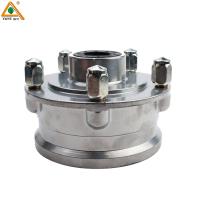China Motorcycle accessories wheel hub three wheel motorcycle front wheel 5 hole Ring interchanger 6304 brake pan for sale