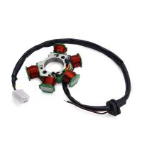 China TVS-5 Magnet Motor Stator Coil New Condition Plastic Ignition Coil for Motorcycle Parts Packed in Box for sale