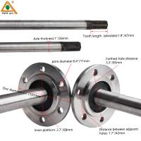 China 6 bolts tricycle full floating axle half shaft Transmission Parts Rear Axle 6 teeth suspended half shaft and holoaxis for sale