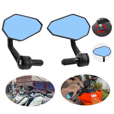 China Diamond Shaped Handle Mirror Suitable for 22mm Handle Width Motorcycle Rearview Mirror Motorcycle Universal Accessories for sale