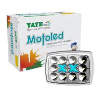 China YAYE CD70 12V Motorcycle LED Headlight with DRL High Low Beam for sale