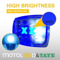 China YAYE CD70 12V Motorcycle LED Headlight with DRL High Low Beam for sale