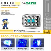 China YAYE CD70 12V Motorcycle LED Headlight with DRL High Low Beam for sale