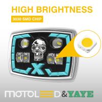China CD70 CG125 LED Headlight 18LED High Power with Projector Lens for sale