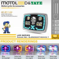 China CD70 CG125 LED Headlight 18LED High Power with Projector Lens for sale