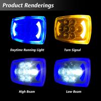 China CD70 CJ125 Motorcycle LED Headlight with DRL and Turn Signal for sale