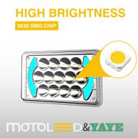 China CG125 Motorcycle LED Headlight Bulb with DRL and Turn Signal for sale