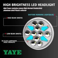 China YAYE GN125 2 in 1 High Power LED Motorcycle Headlight with DRL/Turn Signal and DC12V Voltage for sale