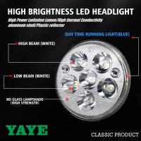 China YAYE 5.75 Inch GN125 LED Headlight with DC12V High Thermal Conductivity Aluminum and Daytime Running Light for sale