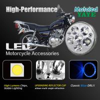 China YAYE 5.75 Inch GN125 LED Headlight with DC12V High Thermal Conductivity Aluminum and Daytime Running Light for sale