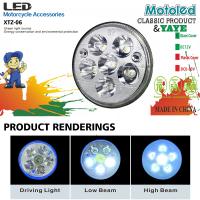 China YAYE 5.75 Inch GN125 LED Headlight with DC12V High Thermal Conductivity Aluminum and Daytime Running Light for sale