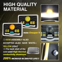 China 6 4 Inch Motorcycle Headlight Assembly with 6500K LED Projector Lens and Aviation Aluminum Parts for High Durability for sale