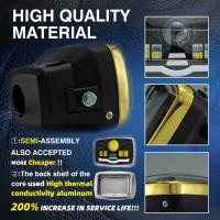 China YAYE CD70 70cc Motorcycle Headlight Assembly with 6500K Projector Lens and Aviation Aluminum Parts for High Low Beam DRL Flash for sale