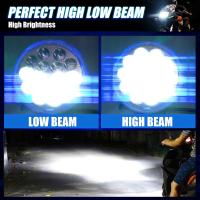 China 5.75Inch 45W 6500K LED Motorcycle Headlight with 4800LM Brightness for Suzuki GN125 for sale
