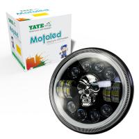 China 7 Inch Motorcycle LED Headlight with 6500k Color Temperature 10000LM Lumen and DC12V Voltage for sale