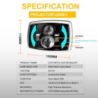 China CD70 Motorcycle LED Headlight with 1 Year Warranty 30W Power and 3000LM Luminous Flux for 70cc Bikes for sale