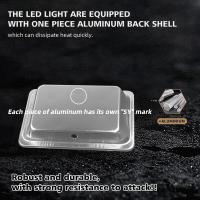 China CG125 Motorcycle LED Headlight with Red Skull DRL 18LED Chip and 50000 Hours Lifespan for sale