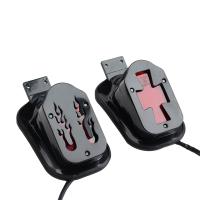 China 12V Universal Fit LED Motorcycle Tail Light with 12-Month Warranty - Flame Style Rear Light for sale