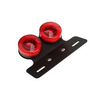 China Universal Motorcycle Parts Rear Tail Number Plate Holder Light   Motorcycle Turn Signal Tail Light for sale