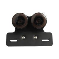 China Universal Motorcycle Parts Rear Tail Number Plate Holder Light   Motorcycle Turn Signal Tail Light for sale