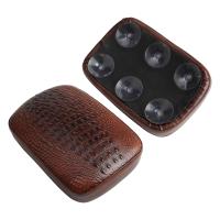 China 8 Suction Cup crocodile Leather Brown 8 Sucker Vintage Cushion Motorcycle Seat for Harley Sportster XL1200 883 72 48 for sale