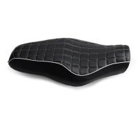 China Motorcycle Stitched Two-up Front Rear Seat Cushion Driver Passenger Pillion Pad For Harley Sportster Iron XL 883 1200 48 72 for sale