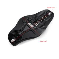 China Motorcycle Stitched Two-up Front Rear Seat Cushion Driver Passenger Pillion Pad For Harley Sportster Iron XL 883 1200 48 72 for sale