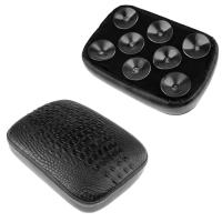China 8 Suction Cups Pillion Motorcycle Seat Saddle Pad Rear Passenger Cafe Racer Seat Custom for Harley Cruise Chopper Bobber Seat for sale