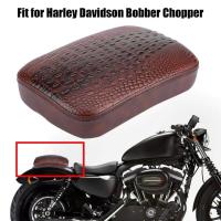 China 8 Suction Cups Pillion Motorcycle Seat Saddle Pad Rear Passenger Cafe Racer Seat Custom for Harley Cruise Chopper Bobber Seat for sale