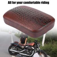 China 8 Suction Cups Pillion Motorcycle Seat Saddle Pad Rear Passenger Cafe Racer Seat Custom for Harley Cruise Chopper Bobber Seat for sale