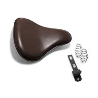 China Motorcycle Parts Accessories Smooth PC Motorcycle Solo Seat With Spring for Harley Cafe Racer for sale
