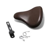 China Motorcycle Parts Accessories Smooth PC Motorcycle Solo Seat With Spring for Harley Cafe Racer for sale