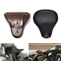 China Motorcycle Parts Accessories Smooth PC Motorcycle Solo Seat With Spring for Harley Cafe Racer for sale
