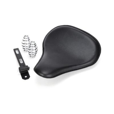 China Motorcycle Parts Accessories Smooth PC Motorcycle Solo Seat With Spring for Harley Cafe Racer for sale