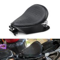 China Universal Moto Bobber Motorcycle Solo Seat Chopper Saddle Vintage Cushion Parts for Harley Davidson Iron 883 Sportster Softail for sale
