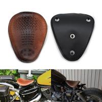 China Universal Moto Bobber Motorcycle Solo Seat Chopper Saddle Vintage Cushion Parts for Harley Davidson Iron 883 Sportster Softail for sale