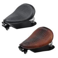 China Universal Moto Bobber Motorcycle Solo Seat Chopper Saddle Vintage Cushion Parts for Harley Davidson Iron 883 Sportster Softail for sale