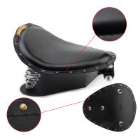 China Motorcycle Universal Black Brown Driver Solo Seat Spring Bracket Mounting Kit Solo Driver Sportster Seat Bobber Single Seat for sale