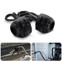 China Universal Motorcycle Spare Parts Horn Headlight Start 25mm Handle Switch for XL883 XL1200  Dyna Softail FL V-Rod for sale