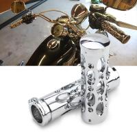 China High Quality CNC Metal Hand Grips for Harley Motorcycles Aluminum Alloy Handle Sleeve Tip 25mm Handlebar Grips for sale