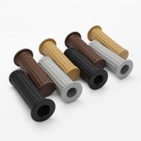 China Custom Soft Mountain Dirt Bicycle Dirtbike Bike Motorcycle Silicone Rubber Handlebar Handle bar End Plug Grips Cover for sale