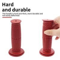 China Retro Classic Motorcycle Handle Grips New Rubber Handlebar 22mm for Cafe Racer Vintage Bike Universal Fitment Cafe Racer Vintage for sale