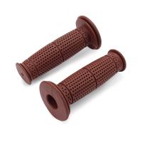 China Retro Classic Motorcycle Handle Grips New Rubber Handlebar 22mm for Cafe Racer Vintage Bike Universal Fitment Cafe Racer Vintage for sale