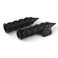 China For Zinc Alloy Motorcycle Handle Grip 22/25MM Driver's Glue Modification Accessories Pointed Design for sale