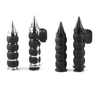 China For Zinc Alloy Motorcycle Handle Grip 22/25MM Driver's Glue Modification Accessories Pointed Design for sale