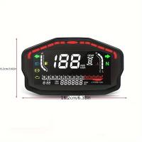China Universal Digital Odometer Tachometer Speedometer Meter for Motorcycle Adjustable Speed Range 1-6 Gears for sale
