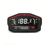 China Universal Digital Odometer Tachometer Speedometer Meter for Motorcycle Adjustable Speed Range 1-6 Gears for sale