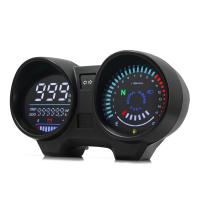 China Motorcycle Speedometer LED Digital Dashboard for CG125 RPM Meter Moto Dashboard Digital Panel for TITAN 150 Honda CG150 Fan150 for sale